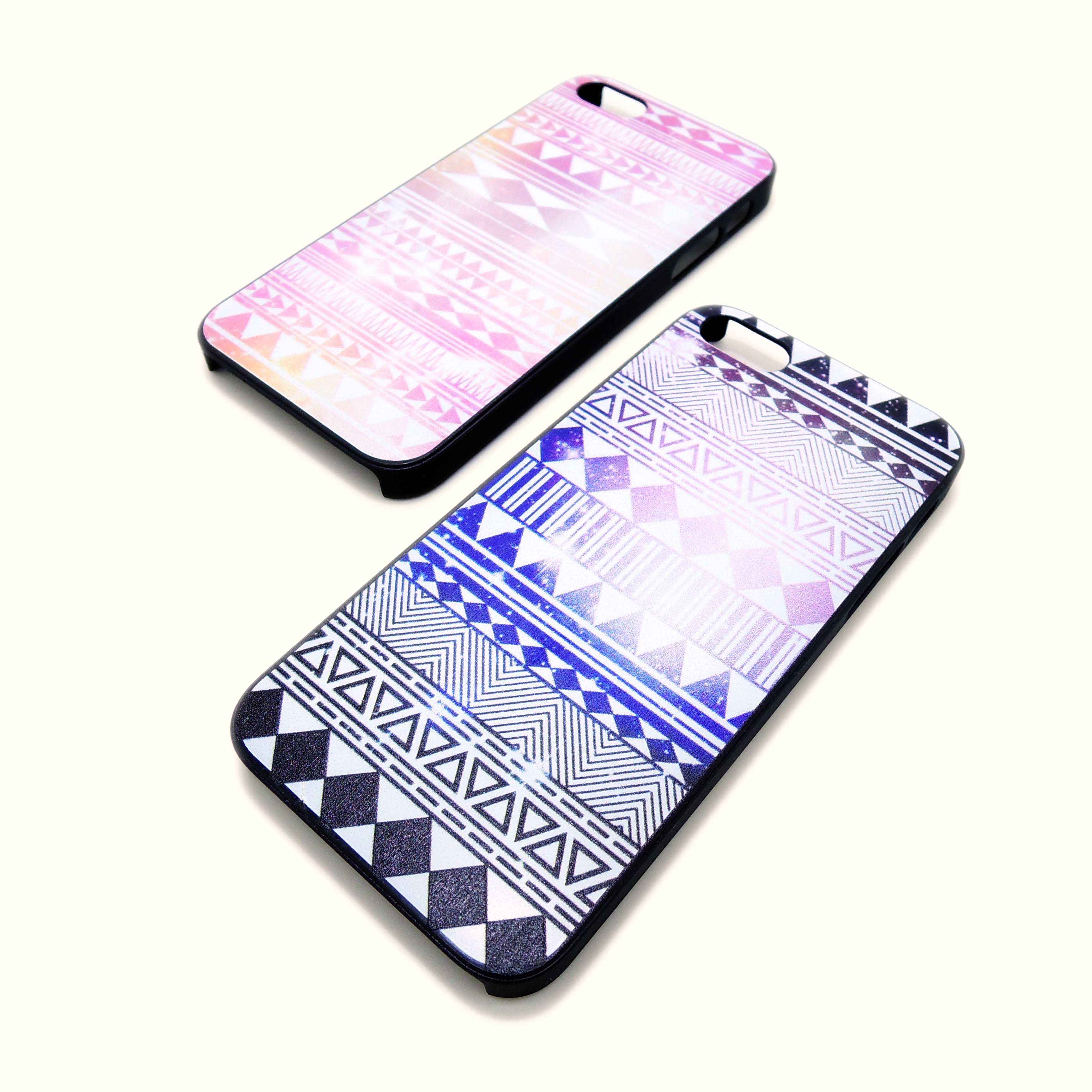 Pink / Violet Galaxy Aztec Iphone 4/4s Or 5 Case on Luulla